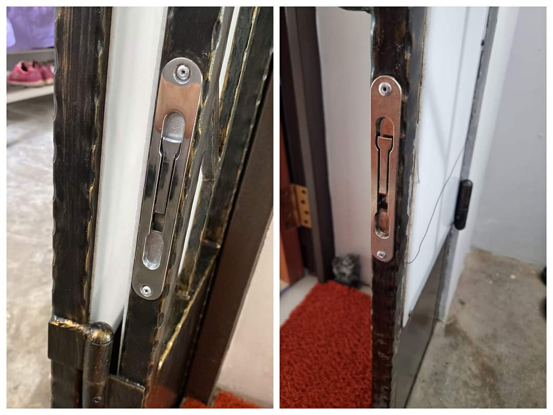 Install Door Latch In Ghim Moh Link - PS Home Maintenance