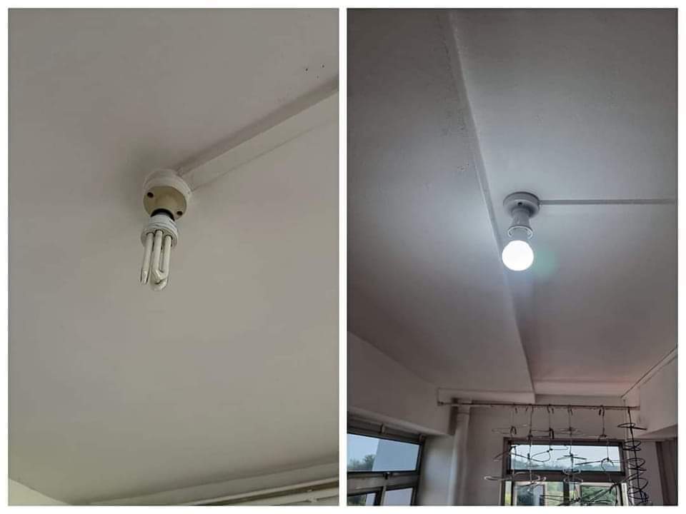 Install Light Bulb In Sembawang - PS Home Maintenance