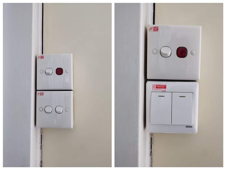 Install 2 Gang Switch In Sengkang - PS Home Maintenance