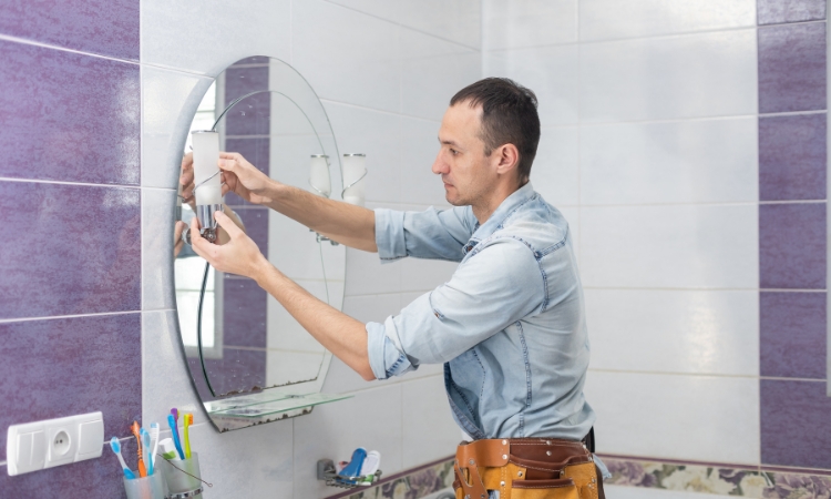 How to Install a Mirror in Bathroom: A DIY Guide - PS Home Maintenance